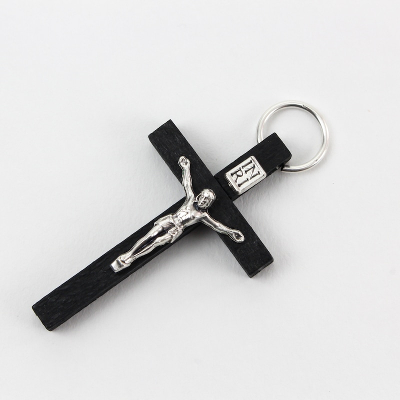 Black Crucifix - Etsy