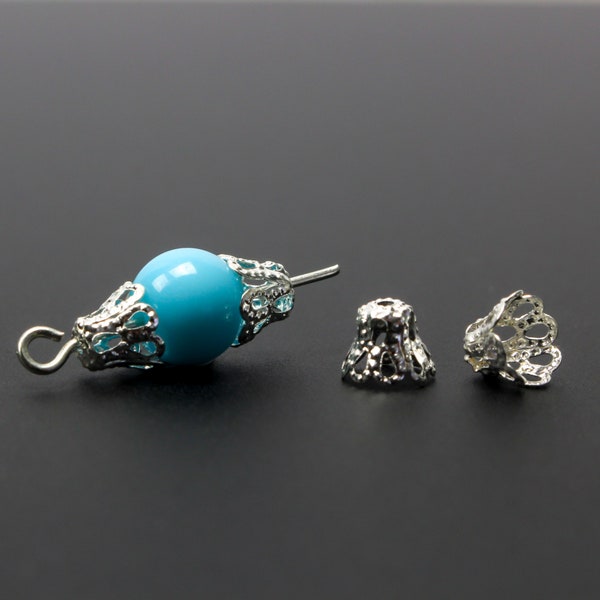 Filigree Bead Caps - Etsy
