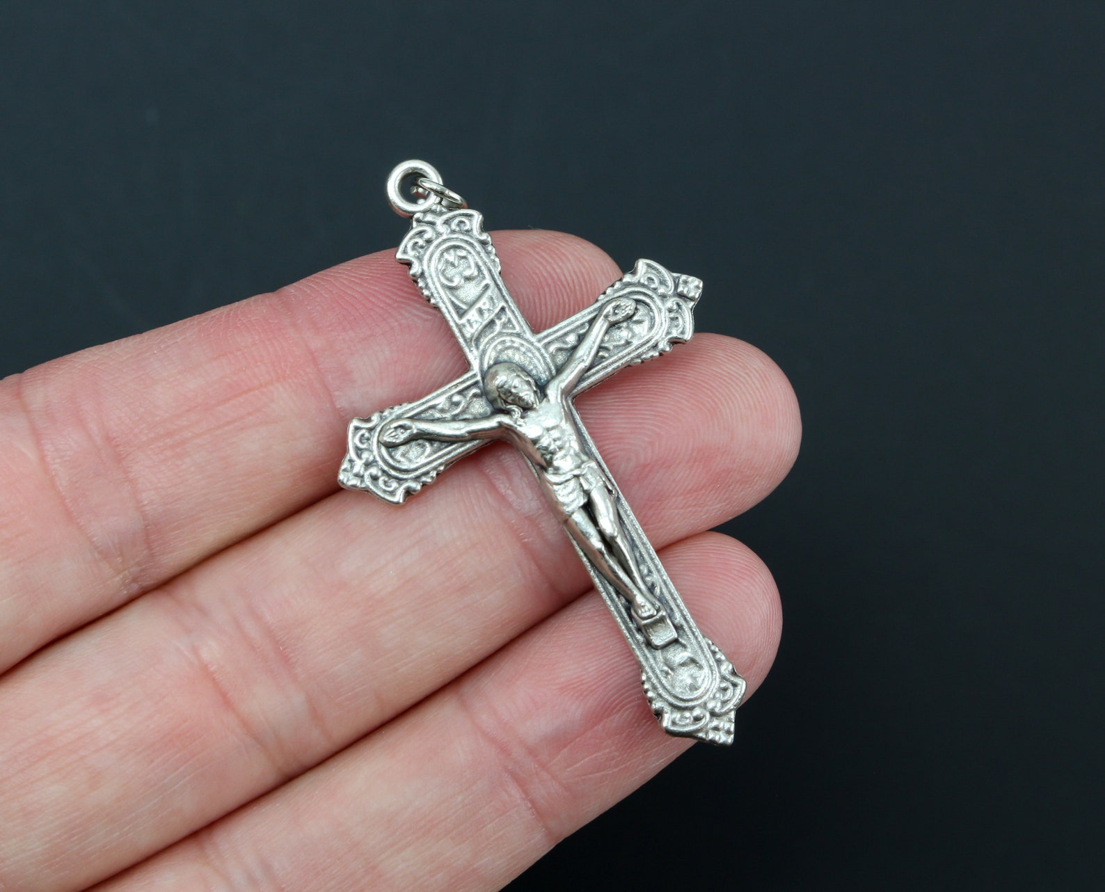 Ornate Victorian Crucifix Cross Rosary Making Supplies - Etsy