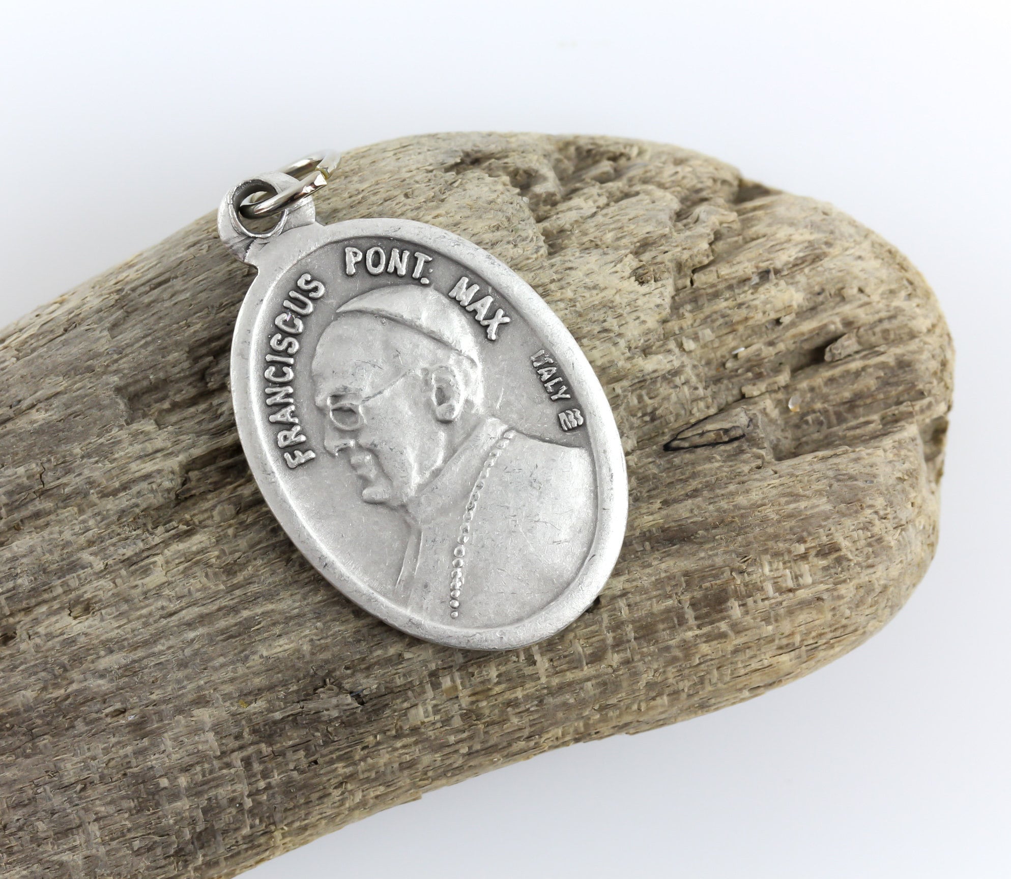 Pope Francis Medal - Vatican Coat of Arms - Franciscus Pont Max ...