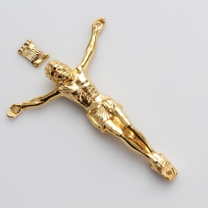 Corpus for Wall Crucifix - 2-7/8" Long Gold Plated Body of Christ DIY ...