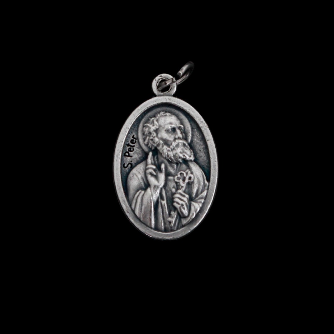 St. Peter the Apostle Medal - Patron Saint of Popes and Rome - Made in ...