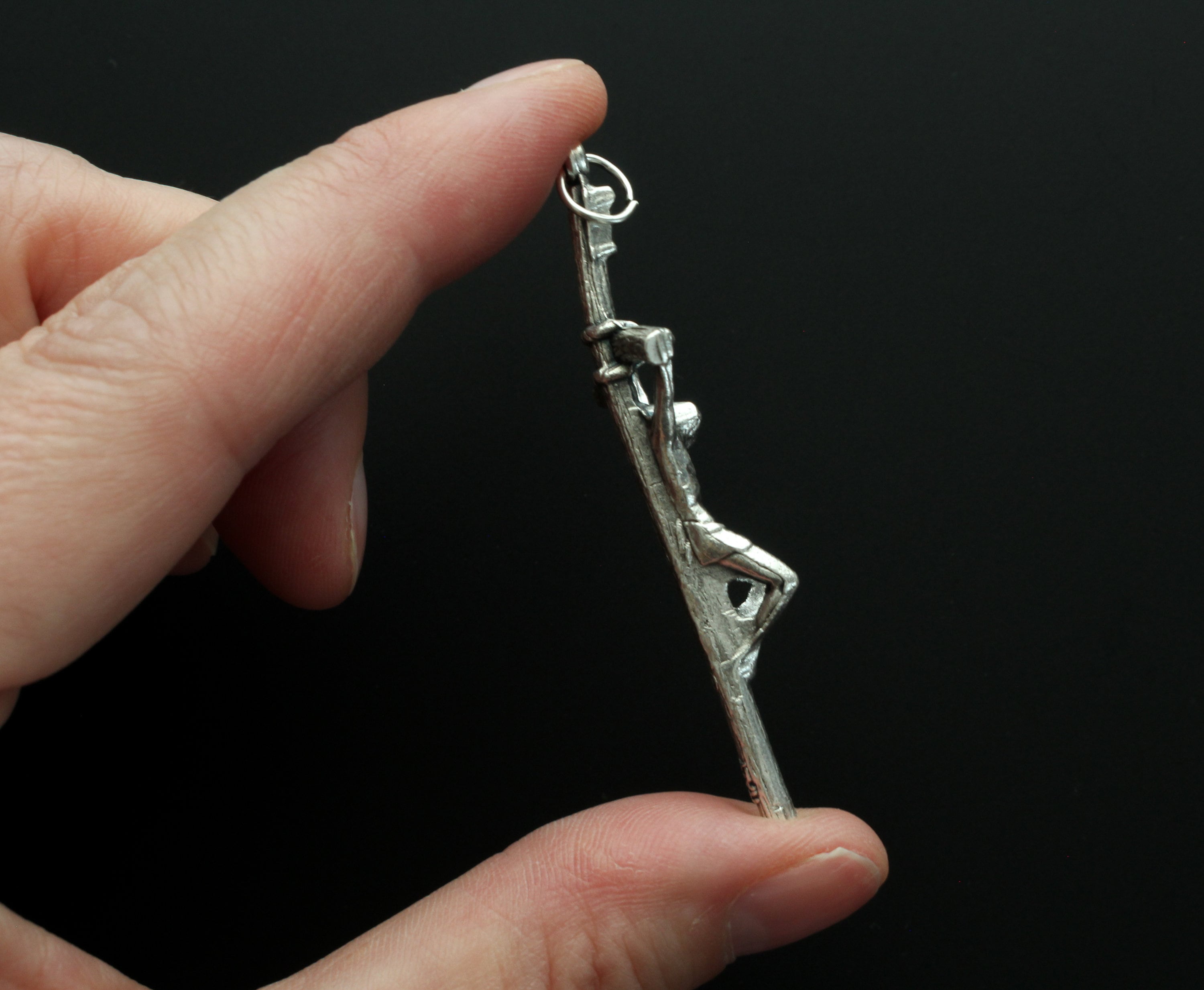 Italian Papal Crucifix Pendant of Pope Saint John Paul II - Manzu's ...