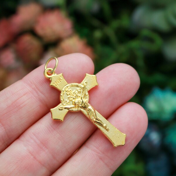 Flared Cross Necklace - Etsy