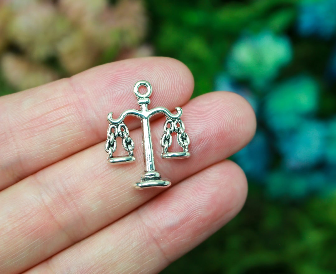 Silver Scale of Justice Charms - Symbol of Justice - Measure of Mercy ...