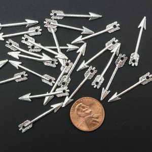 Silver Arrow Charms - Symbol of Direction - Set Your Intention Focus ...