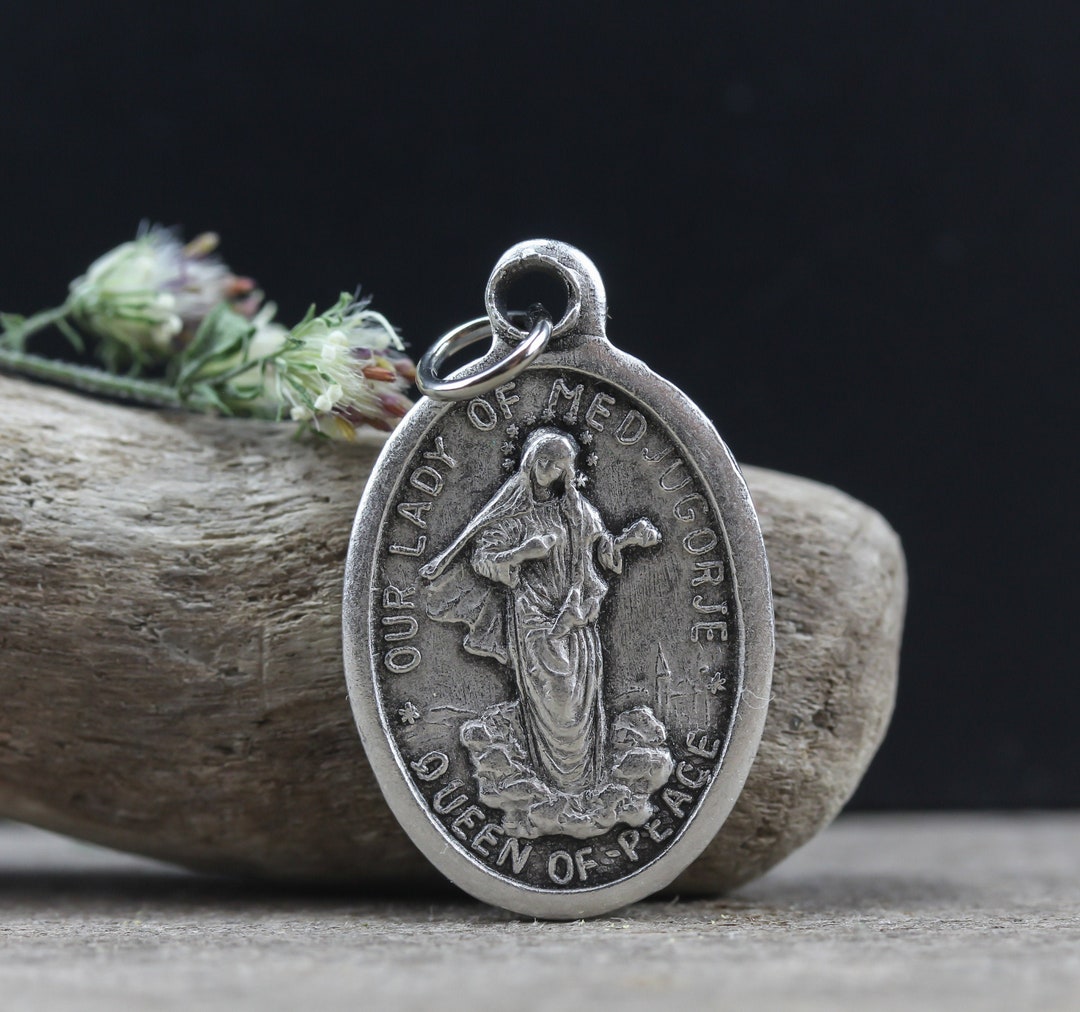 Our Lady of Medjugorje Medal - Queen of Peace - Mother of the Redeemer ...
