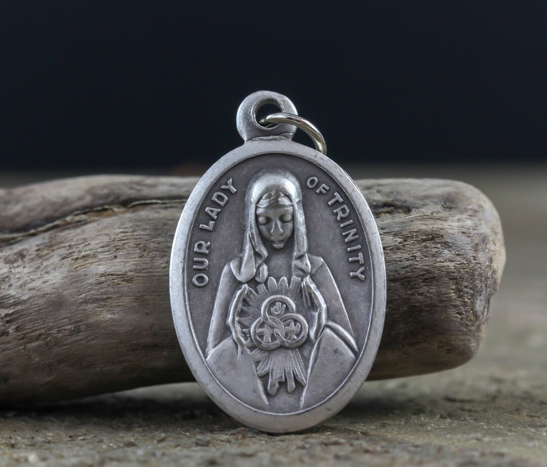 Our Lady of Trinity Pray for Us Medal - Blessed Virgin Mary Society of ...