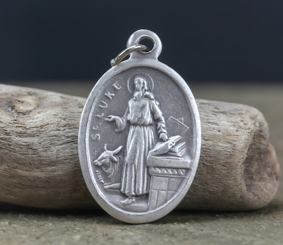 Saint Luke the Evangelist Medal Patron of Artists - Etsy