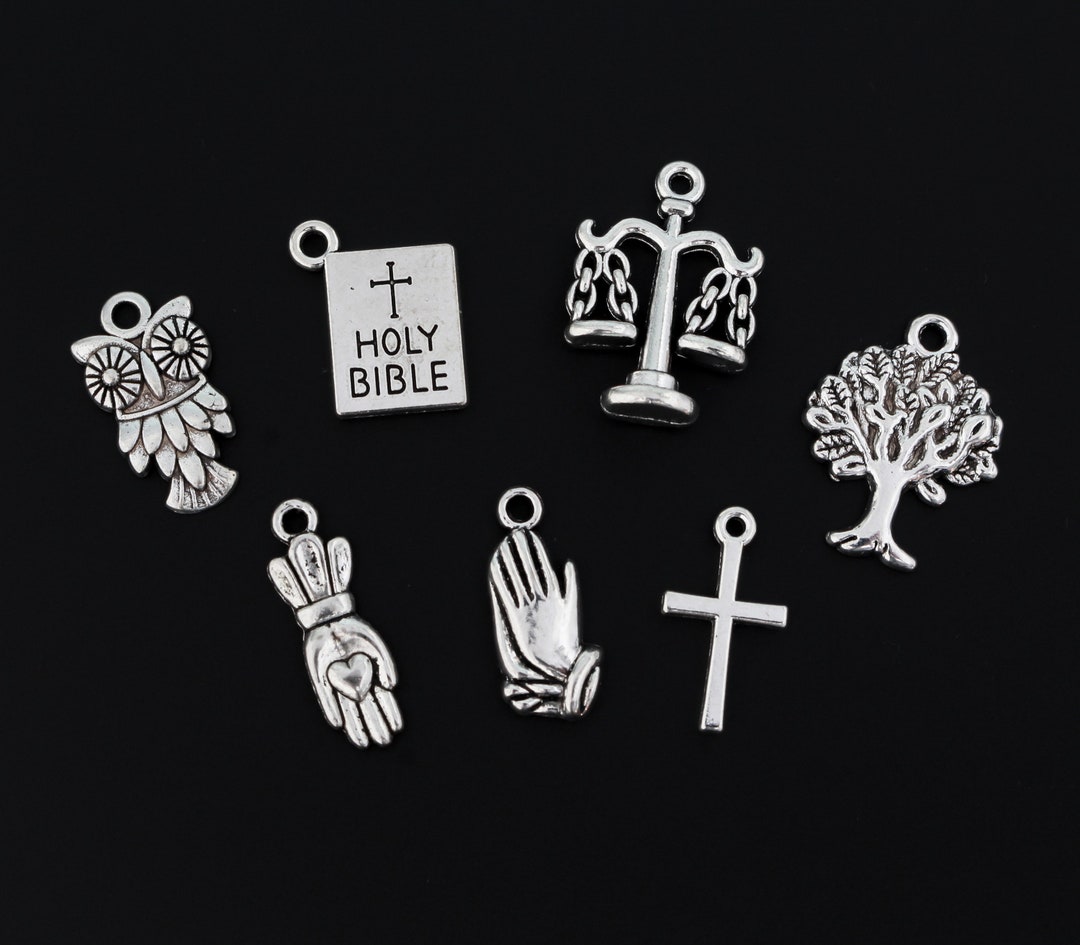 Seven Gifts of the Holy Spirit Charm Set, 7 Piece Set - Etsy