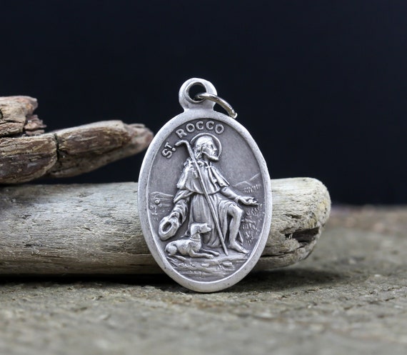 Saint Roch Medal St. Rocco Patron of Dogs Contagious - Etsy