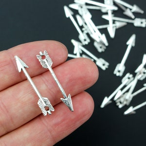 Silver Arrow Charms - Symbol of Direction - Set Your Intention Focus ...
