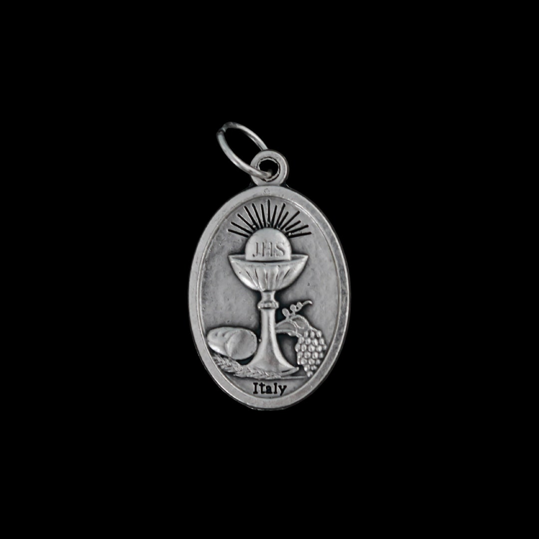First Holy Communion Sacrament Medal With Holy Spirit - Made in Italy ...