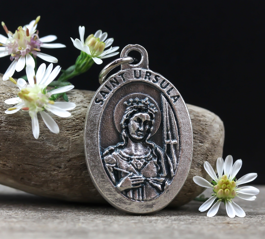Saint Ursula Medal - Patron of Orphans, Schoolgirls, Invoked Against ...
