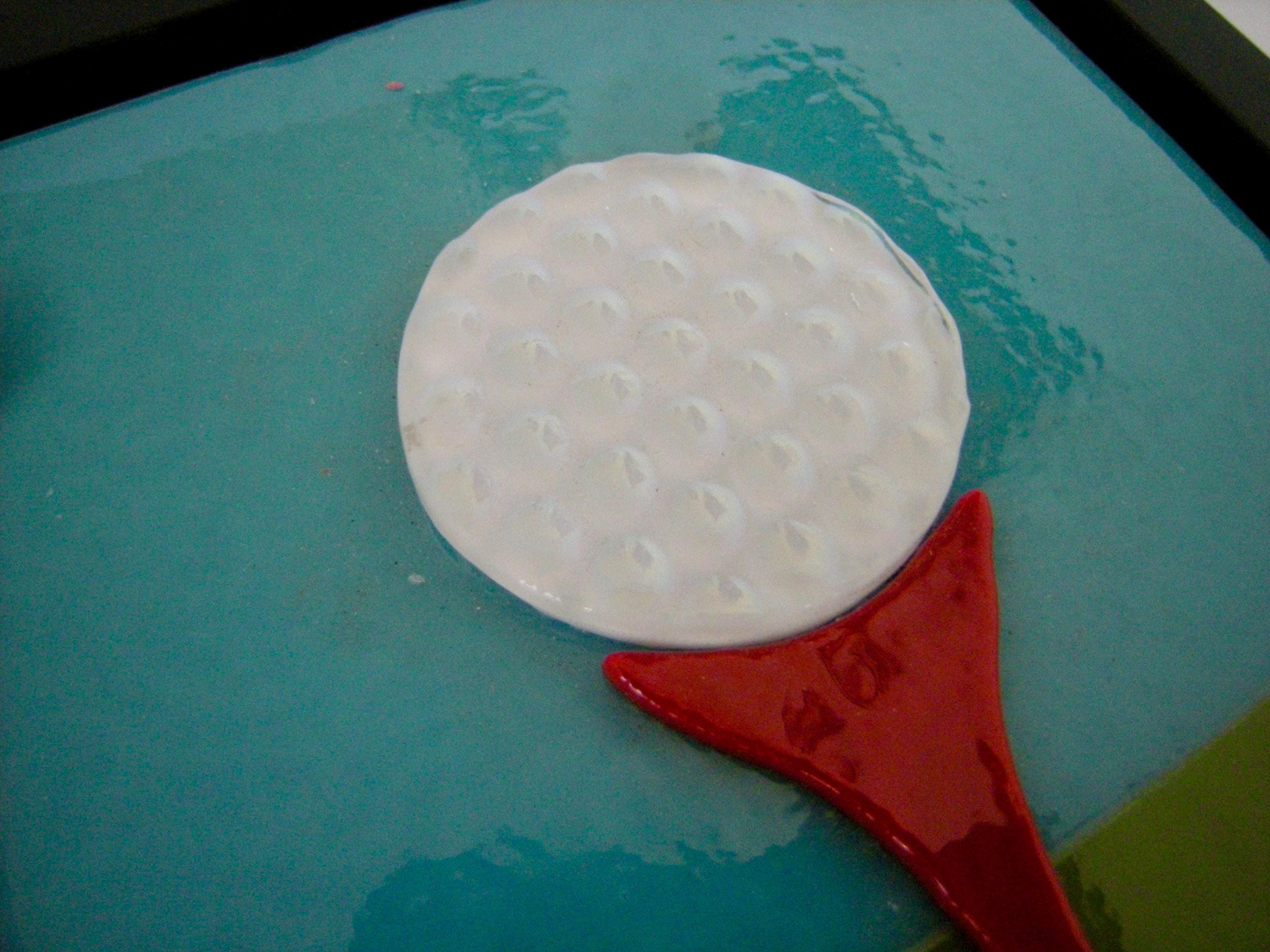 Fused Glass Golf Tee Wall Art - GOLFER GIFT - Handmade in USA - One of ...
