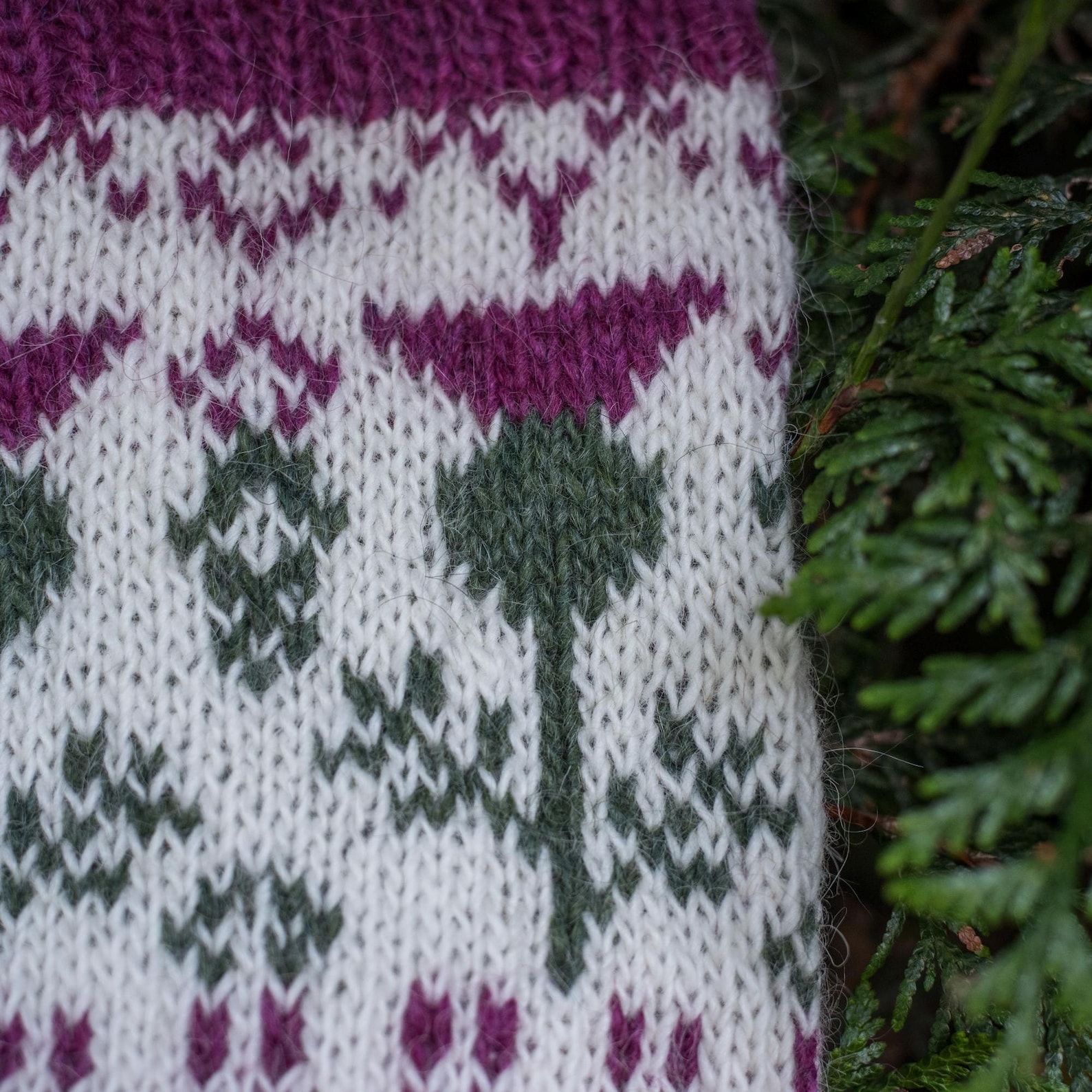 Scottish Thistle Cowl Knitting Pattern, Scottish Floral Neck Warmer ...