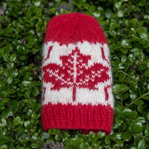 Maple Leaf Hat Knitting Pattern, Fair Isle Beanie PDF, Colorwork Knit ...