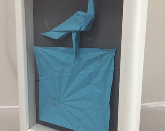 Origami Crane Shadow Box - Etsy