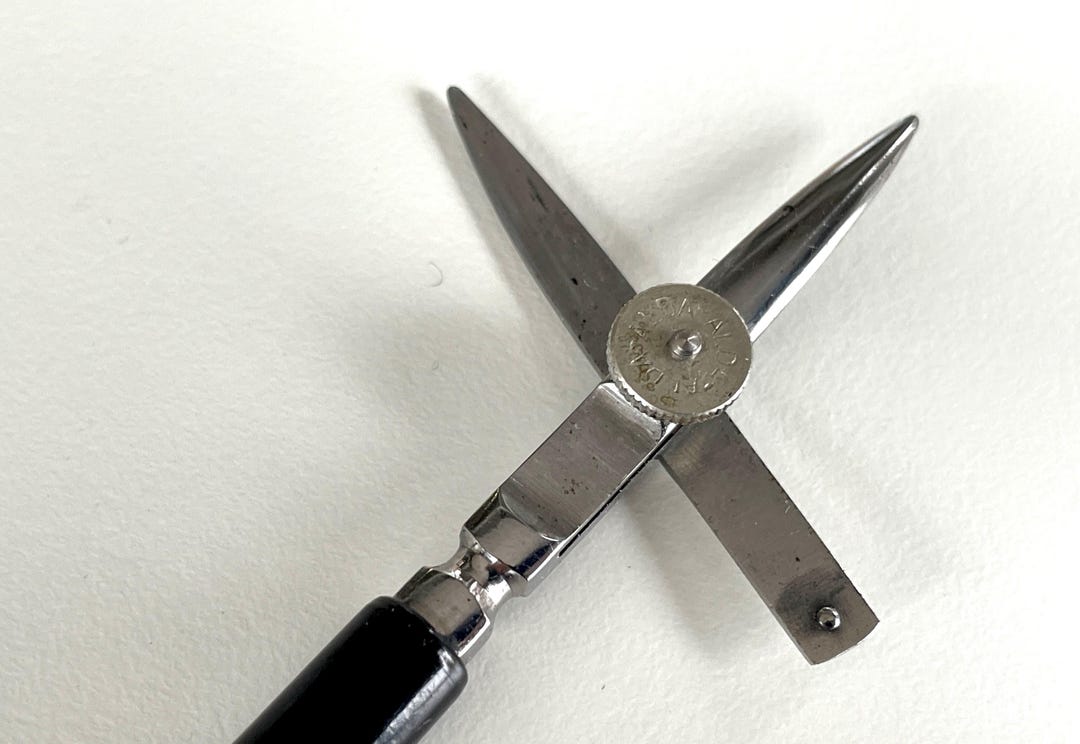 Vintage ALDA RULING PEN Scissor Style Drafting Drawing Tool - Etsy