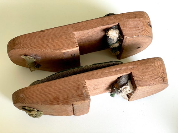 Authentic Vintage Japanese GETA from Okinawa 1945 - Gem