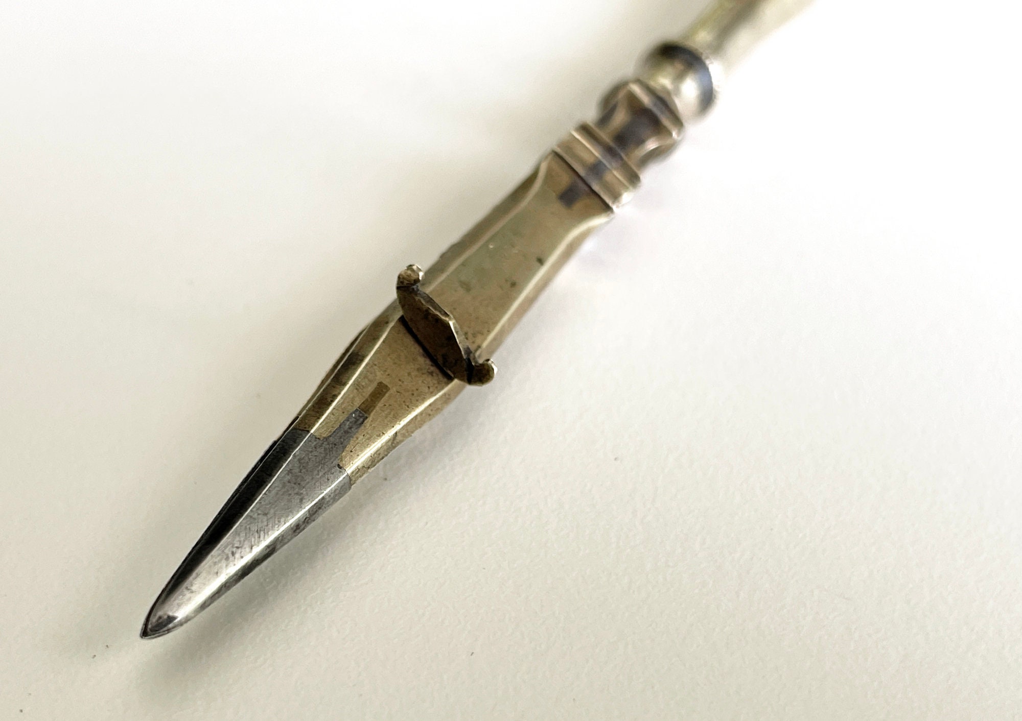 18th Century Vintage BRASS RULING PEN With Hand Cut Wing Screw - Etsy