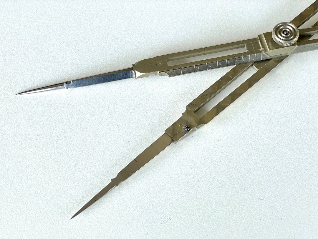 Vintage 7-1/4" Schoenner German Made PROPORTIONAL DIVIDERS in Original ...