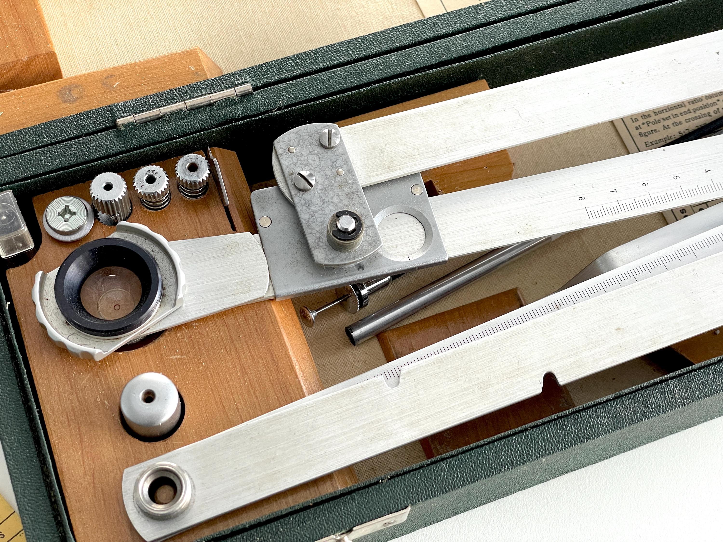 Excellent DIETZGEN #1886 PANTOGRAPH OTT in Case Drafting Drawing Copy ...