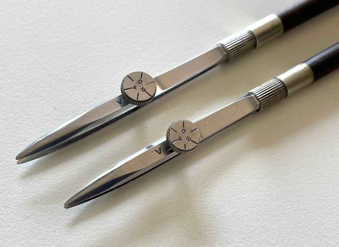 Vintage PAIR of Theodore Alteneder RULING PENS 1950's Drafting Drawing ...