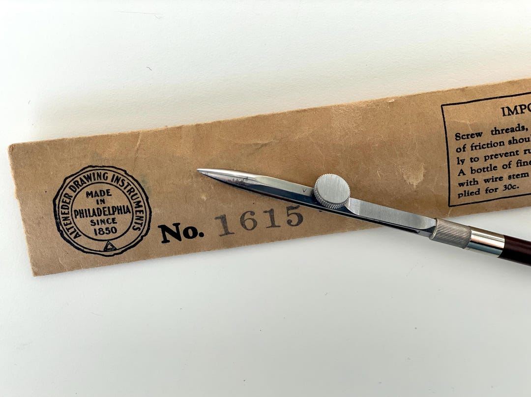 Vintage Theodore Alteneder & Sons Ruling Pen 5-1/4" Drafting Drawing ...