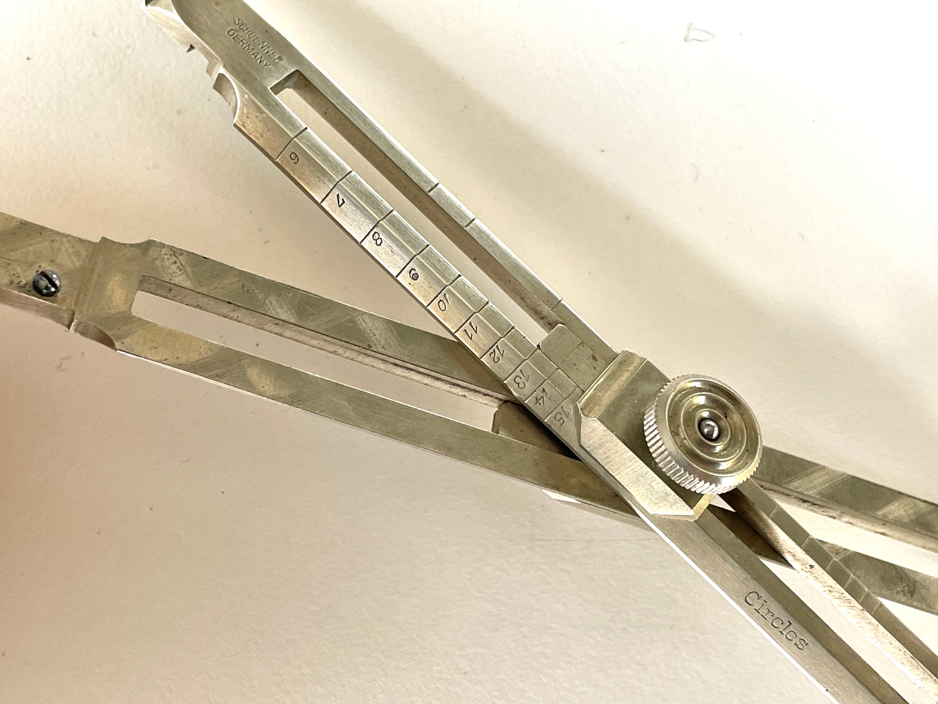 Vintage 7-1/4" Schoenner German Made PROPORTIONAL DIVIDERS in Original ...