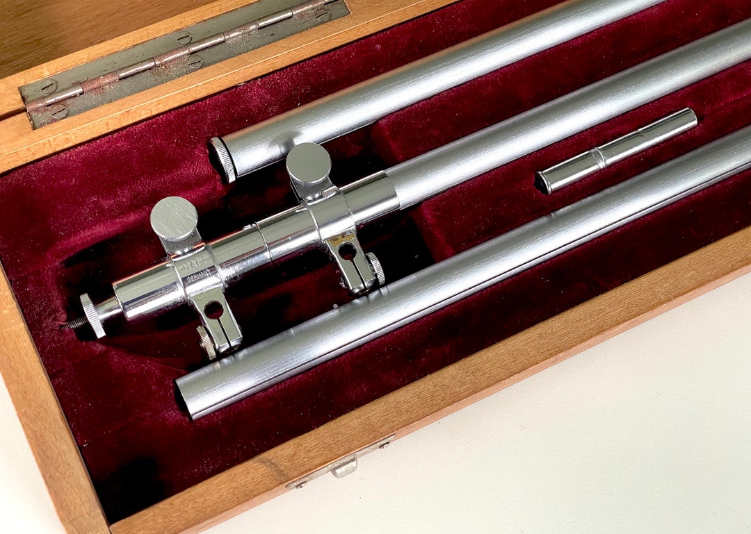 Vintage HAFF Beam Compass 200cm Drafting Tool in Original Wooden Case ...