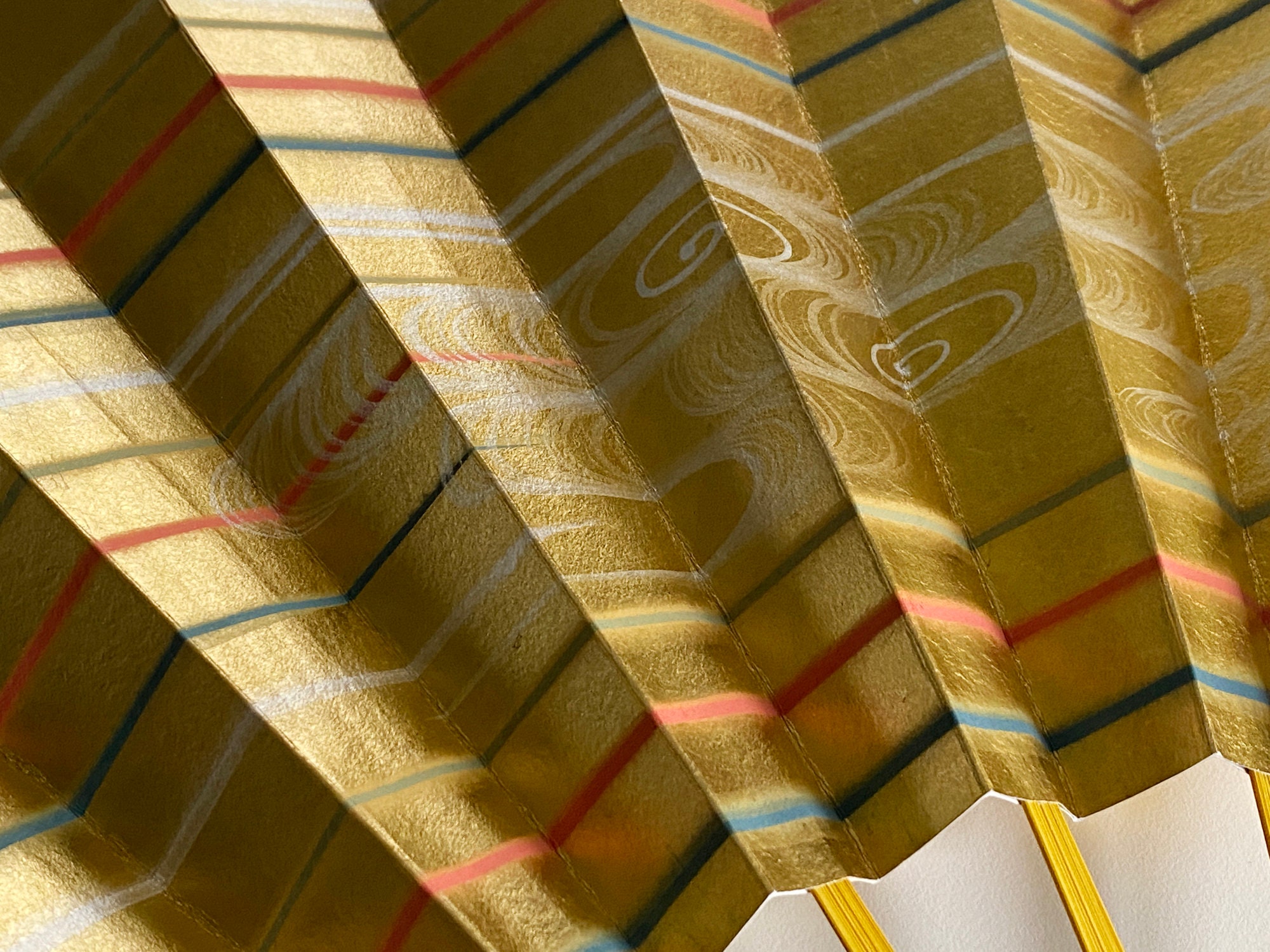 NEW Vintage Traditional Japanese Folding Dance Fan Sensu Made in Kyoto ...