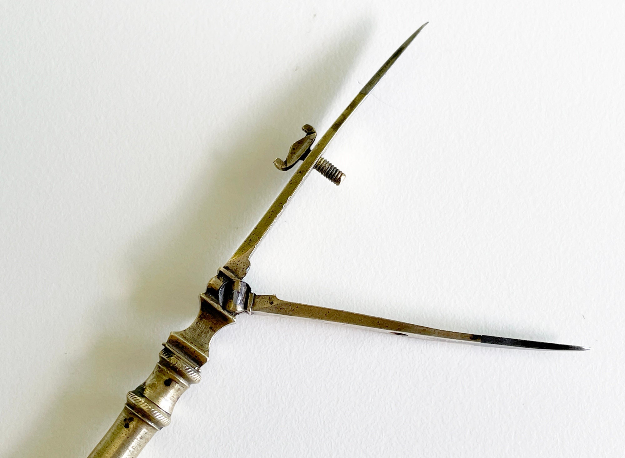 18th Century Vintage BRASS RULING PEN With Hand Cut Wing Screw - Etsy