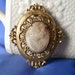 Vintage Signed Geno Carved Shell Cameo Pendant Vintage Cameo - Etsy