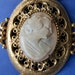 Vintage Signed Geno Carved Shell Cameo Pendant Vintage Cameo - Etsy