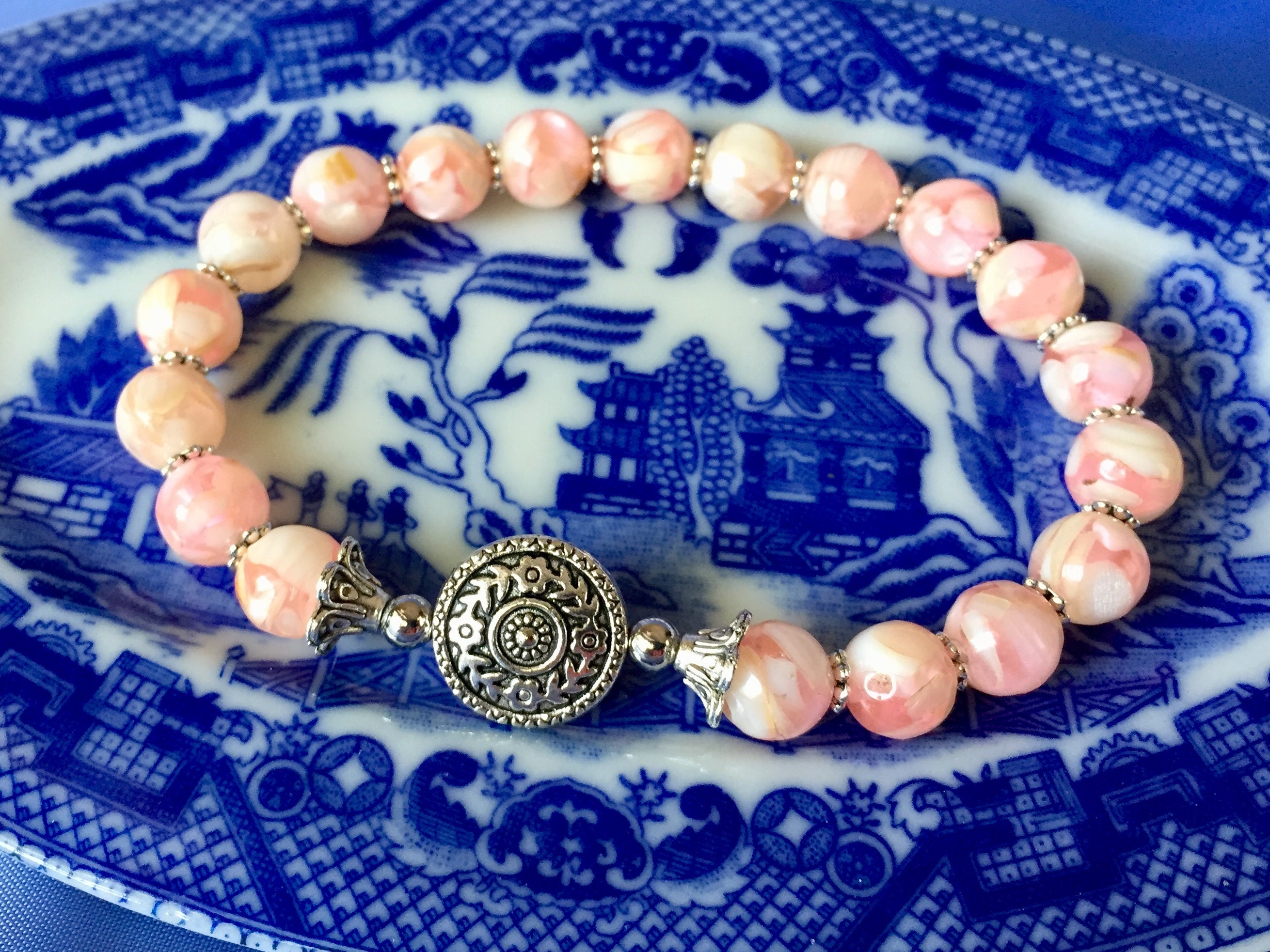 Shell Jewelry Shell Bracelet Chunky Bracelet Beaded | Etsy