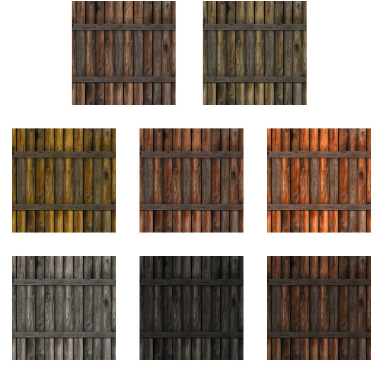 8 Wild West Wood Textures Set 2 (digital Graphics Files) | Seamless ...