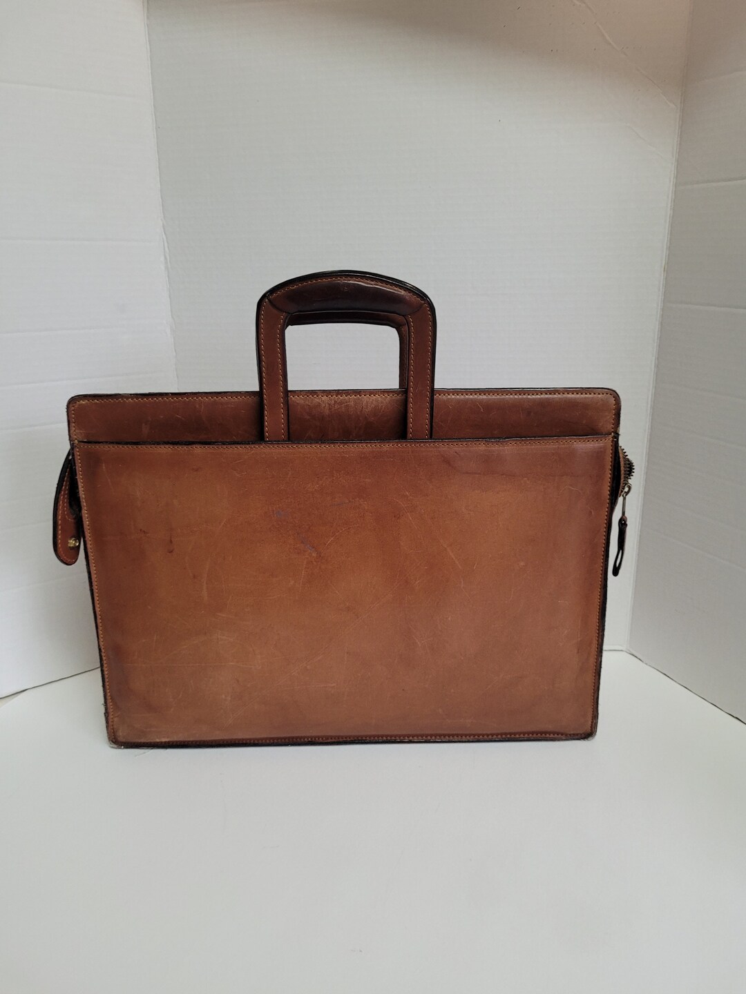 Original Owner Vintage Leather Brief Case Well Used Very Sturdy - Etsy