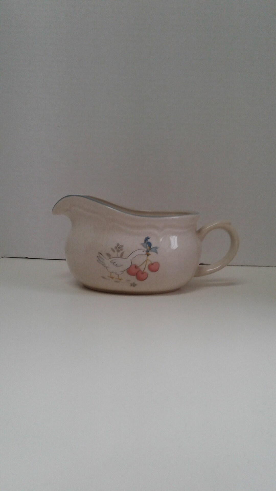 Marmalade Pattern Gravy Boat Geese With Fruit and Blue Ribbon - Etsy