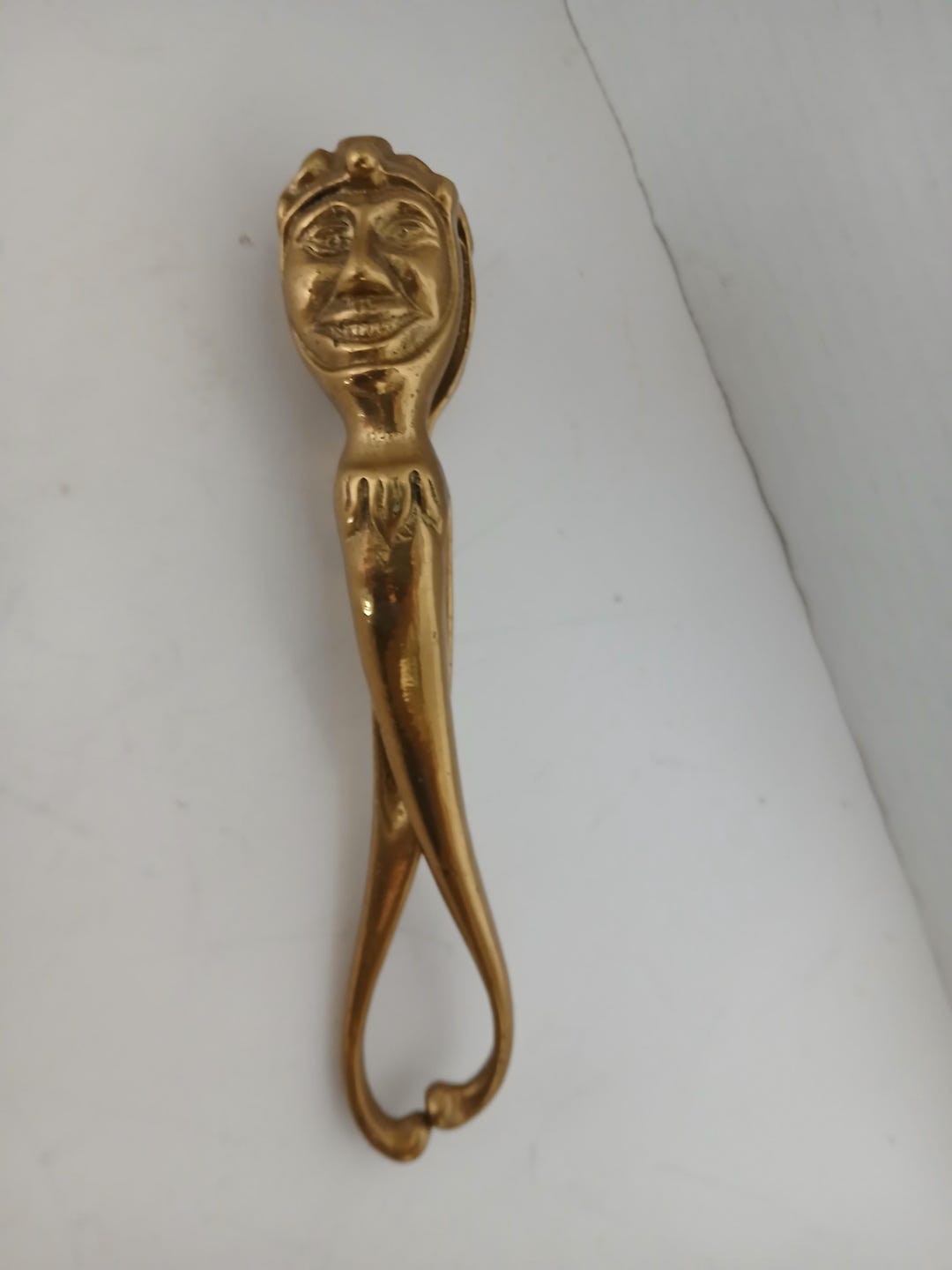 Vintage Brass Nur Cracker Medieval Joker Made in England - Etsy