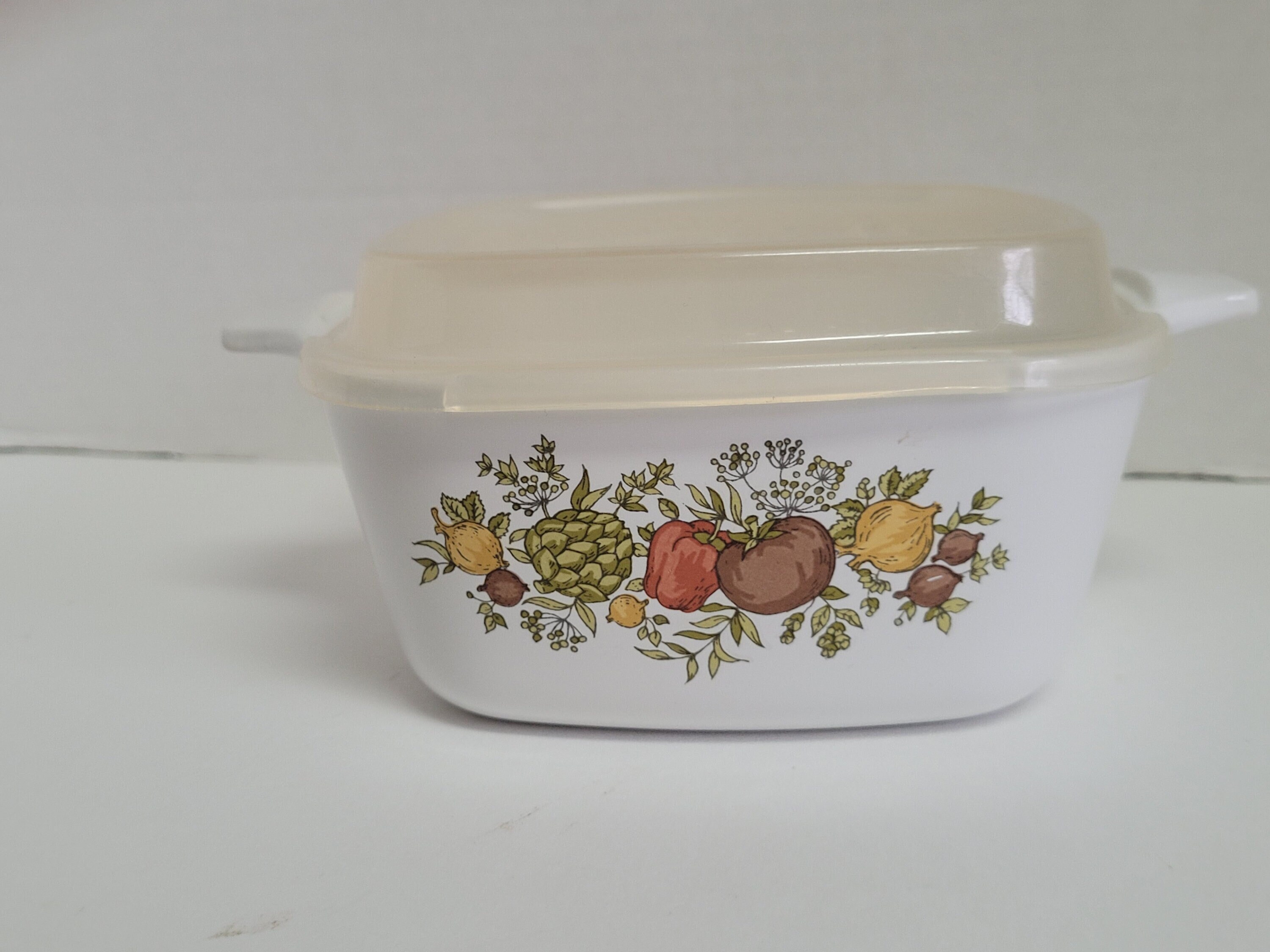 Vintage Corning Ware Spice of Life Small Casserole Dish With - Etsy