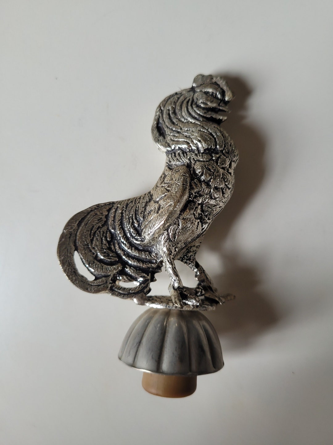 Vintage Metal Rooster Bottle Stopper - Etsy