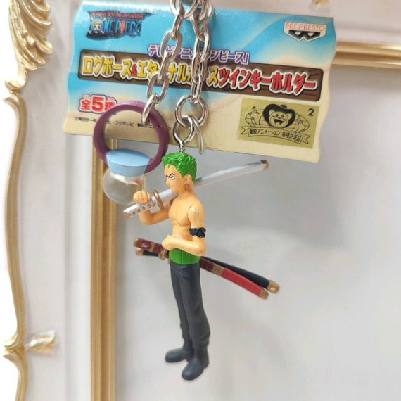 One Piece Roronoa Zoro Figure Keychain Holder,Keychai… - Gem