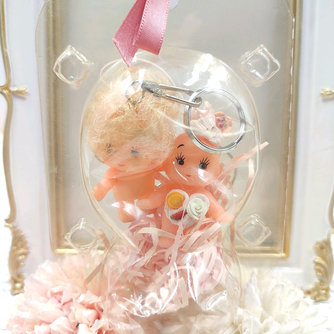 Kewpie QP Figure Keychains and Figure Strap Set of 2,key Rings,key ...