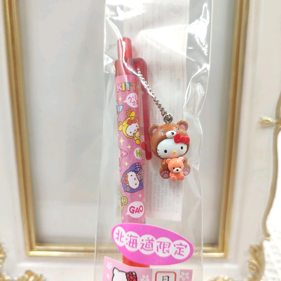 Vintage Hello Kitty Mechanical Pencil Kitty Costume Charm Hokkaido ...