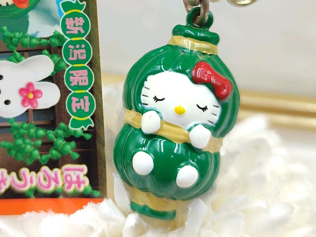 Hello Kitty Bell Charm Phone Strap Sasa Dango Charm,phone Charm Strap ...