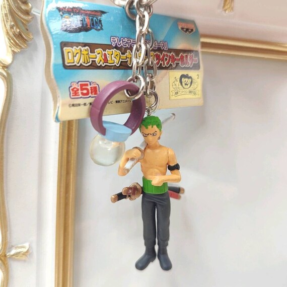 One Piece Roronoa Zoro Figure Keychain Holder,Keychai… - Gem