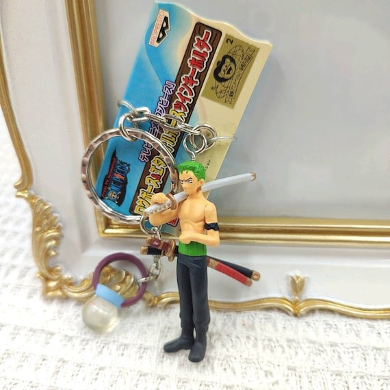 One Piece Roronoa Zoro Figure Keychain Holder,Keychai… - Gem