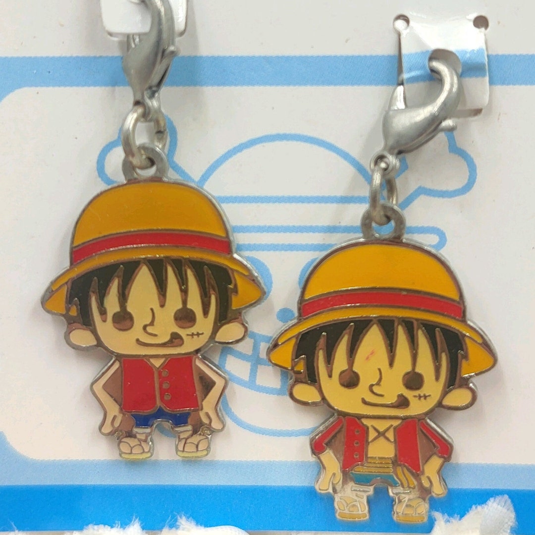 Monkey D Luffy Onepiece Zipper Charm Anime Japan,charm Keychain - Etsy