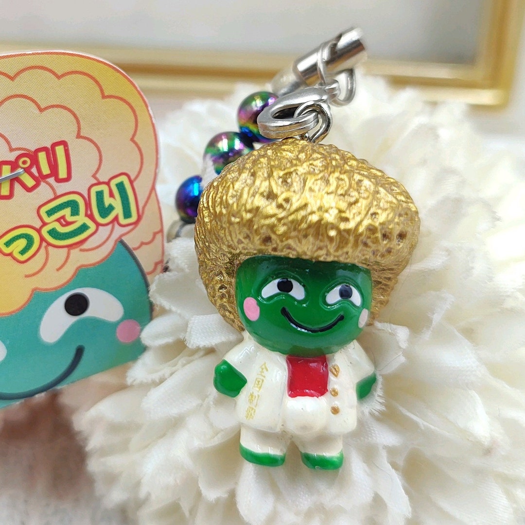 Marimokkori Marimo Moss Ball Figure Costume Charm Strap Man Magic Hair ...